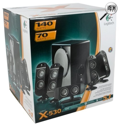Logitech X-530: декоративная акустика для игр и кино