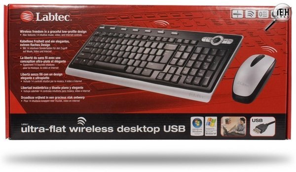 Жизнь без проводов, или обзор набора Labtec Ultra-Flat Wireless Desktop USB